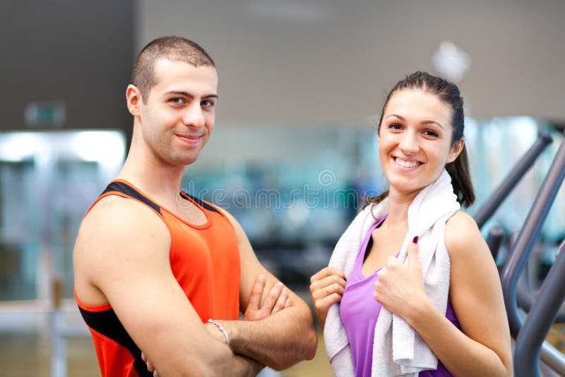 People in a gym stock photo. Image of friends, women - 27695238