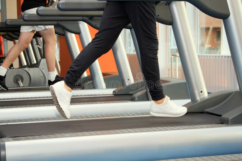 People at the Gym Exercising. Stock Photo - Image of group, fitness ...