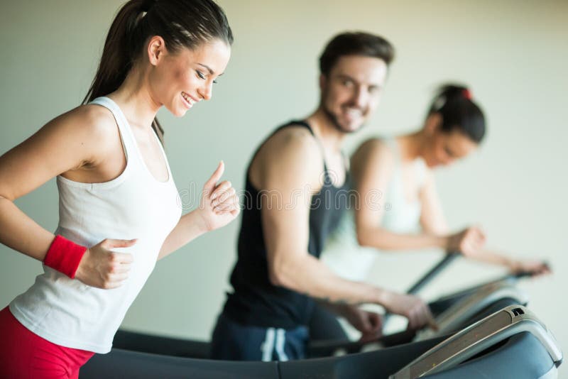 People in the gym stock photo. Image of indoors, people - 53184188