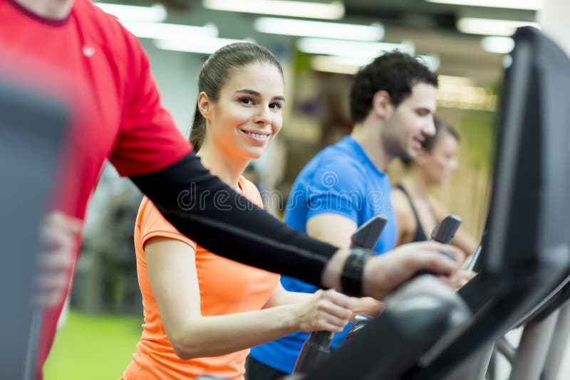 People in the gym stock photo. Image of relaxing, workout - 77064548