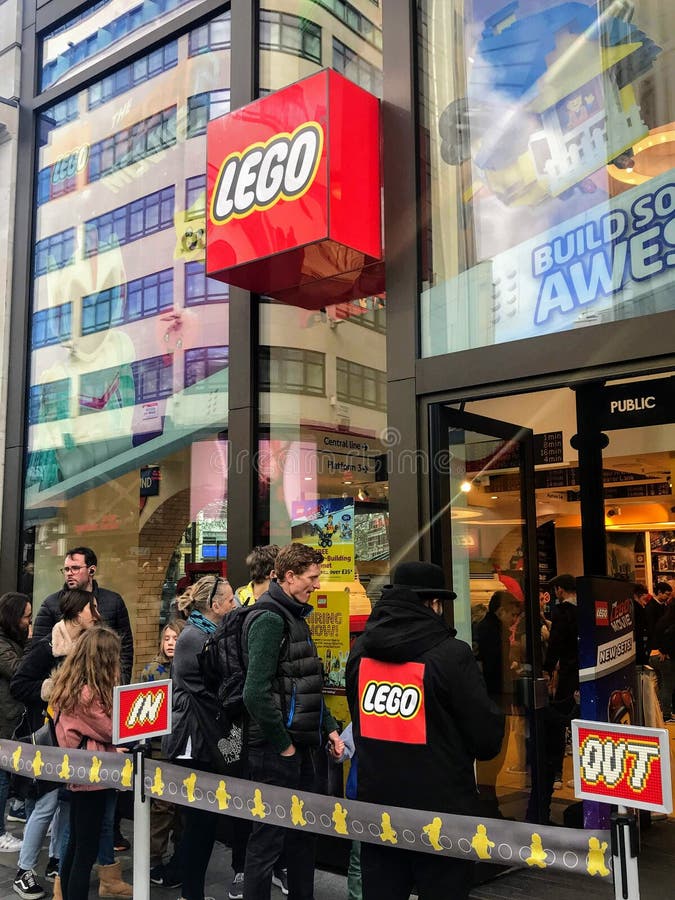 The Queue at the Lego Store in London Editorial Stock Photo - Image of ...