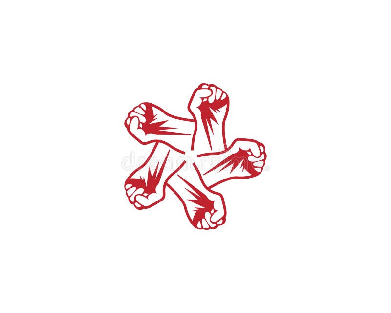People Hand Protest Logo Vector Template Stock Illustration ...