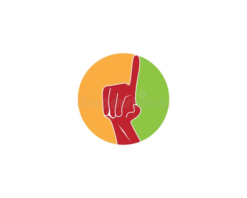 People Hand Protest Logo Vector Template Stock Illustration ...