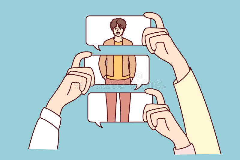 People Make Negative Comments about Person Looks Stock Vector ...