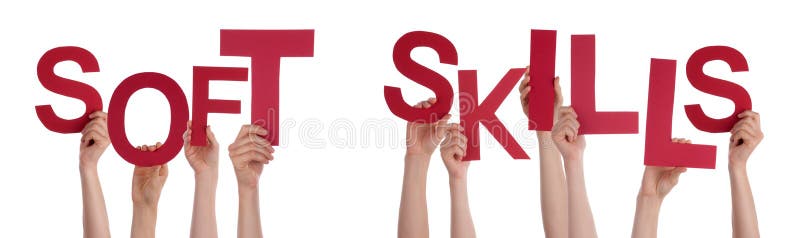 People Hands Holding Red Word Soft Skills Stock Photo - Image of ... People Hands Holding Red Word Soft Skills Stock Photo - Image of ...