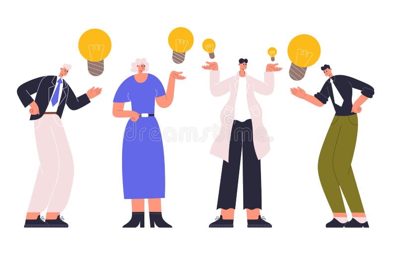 People Have Idea, Good Idea Sharing, Sharing Knowledge Collaboration ...