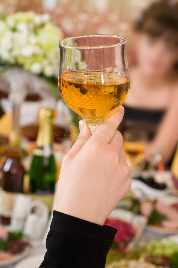 People Have Supper on a Banquet. Stock Image - Image of success, people ...