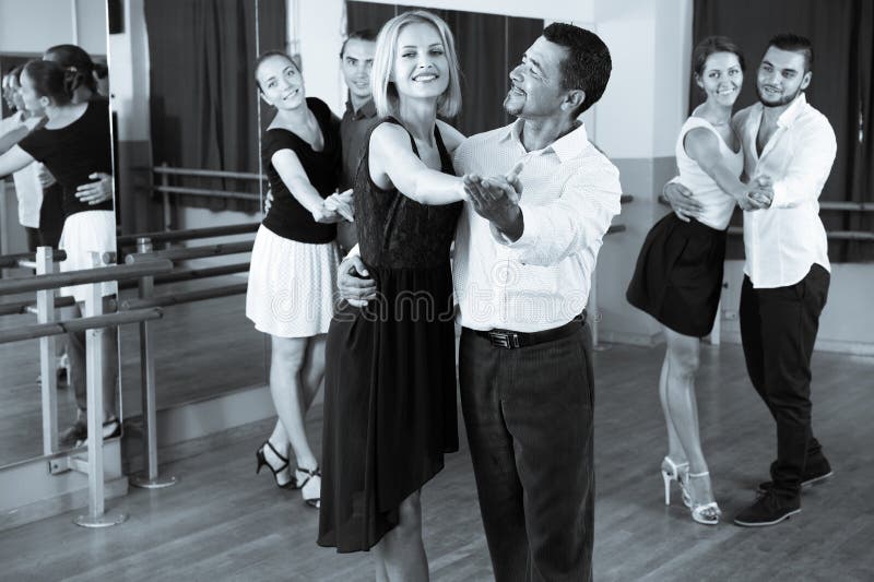 People Having Dancing Class Stock Image - Image of elegance, leisure ...