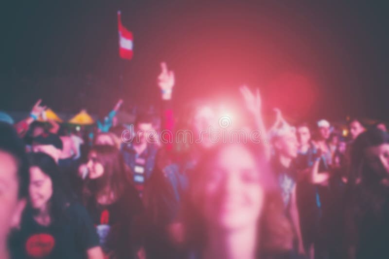 People Having Fun at the Concert. Editorial Stock Image - Image of ...