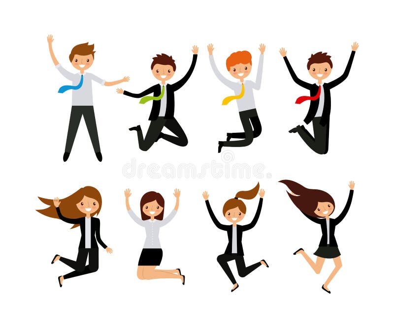 People having fun design stock vector. Illustration of cartoon - 90842925