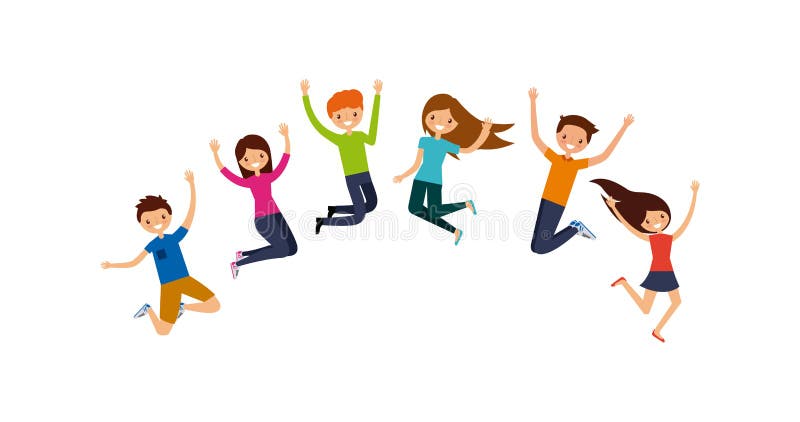 People having fun design stock vector. Illustration of abstract - 90842980