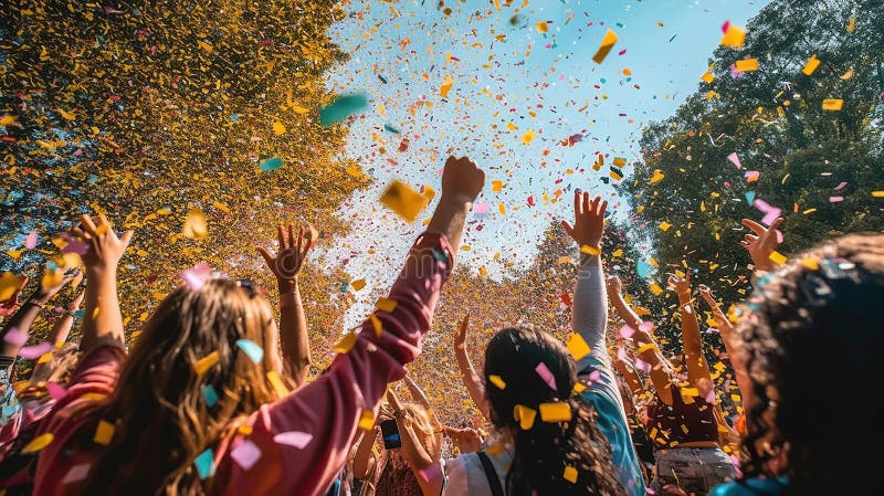 People Having Fun in Party Celebration Friends Concept. Generative Ai ...