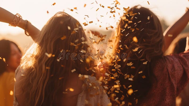 People Having Fun in Party Celebration Friends Concept. Generative Ai ...