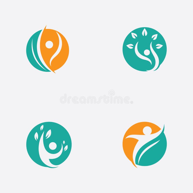 Healthy People Logo Symbol Vector Stock Vector - Illustration of logo ...