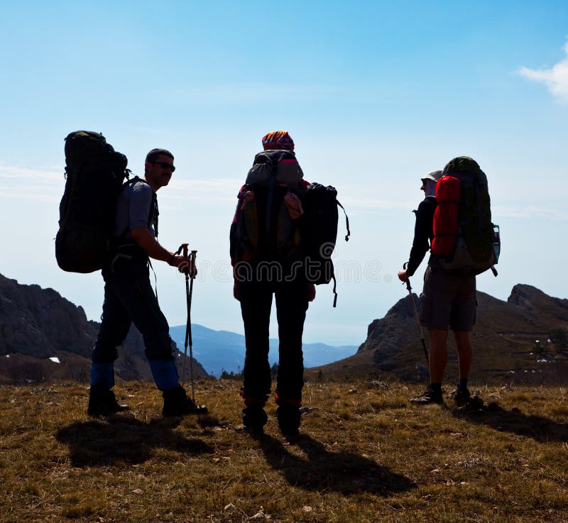 People in hike stock image. Image of hike, adventure - 54187405
