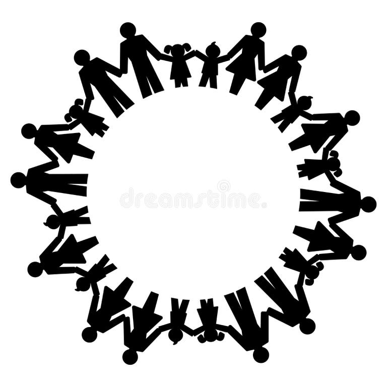 Children Holding Hands Circle Stock Illustrations – 3,026 Children ...
