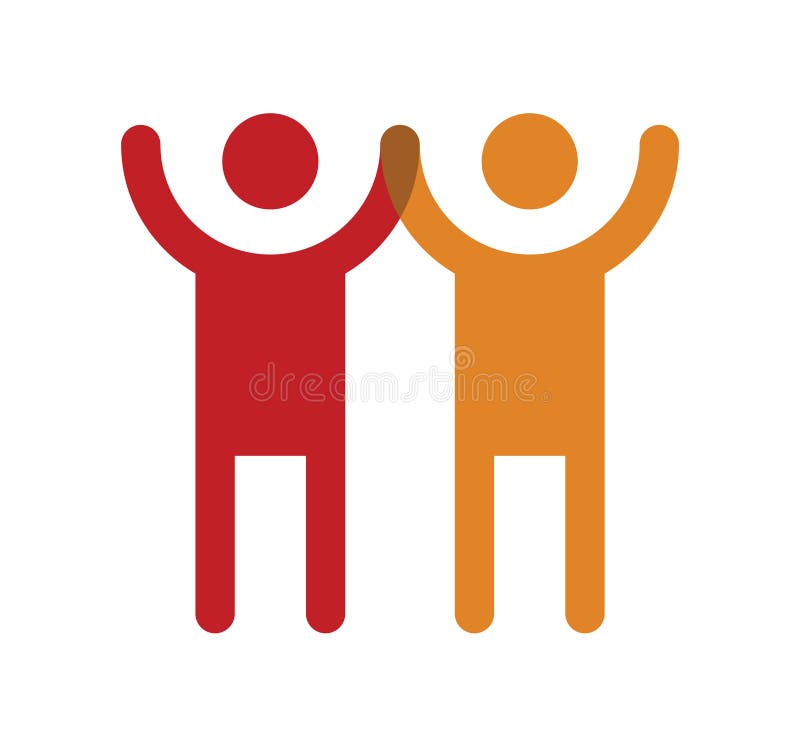 People Holding Hands Illustration Stock Vector - Illustration of ...