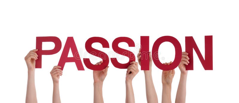 People Holding Passion stock image. Image of enthusiasm - 41734957