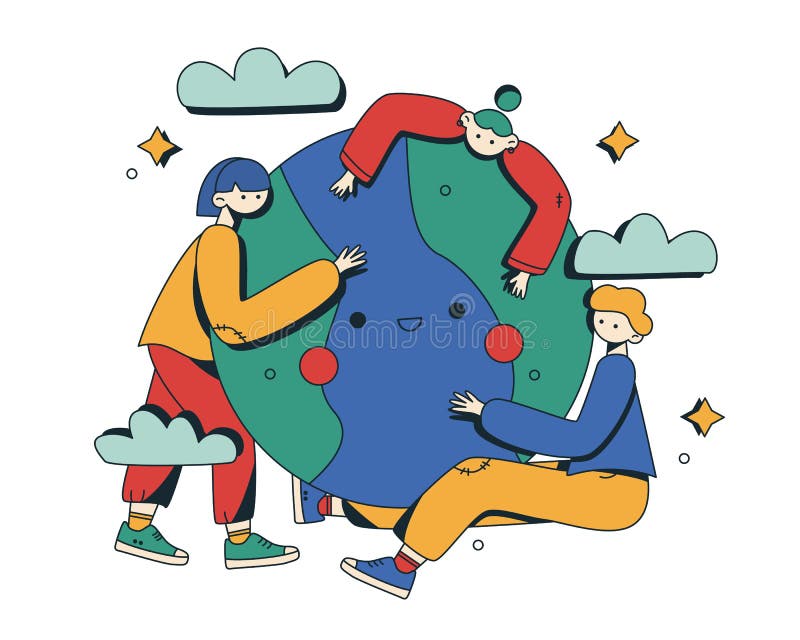 Hug Earth Stock Illustrations – 1,086 Hug Earth Stock Illustrations ...