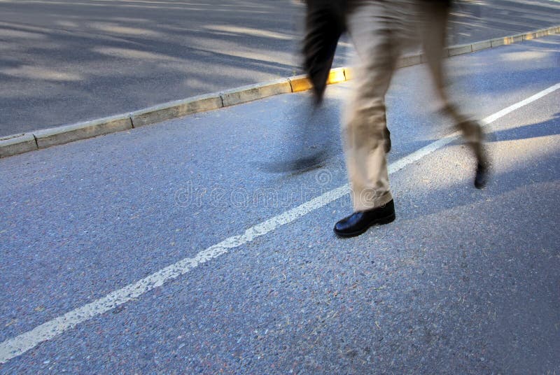 People in a hurry stock image. Image of shoe, street - 18402389