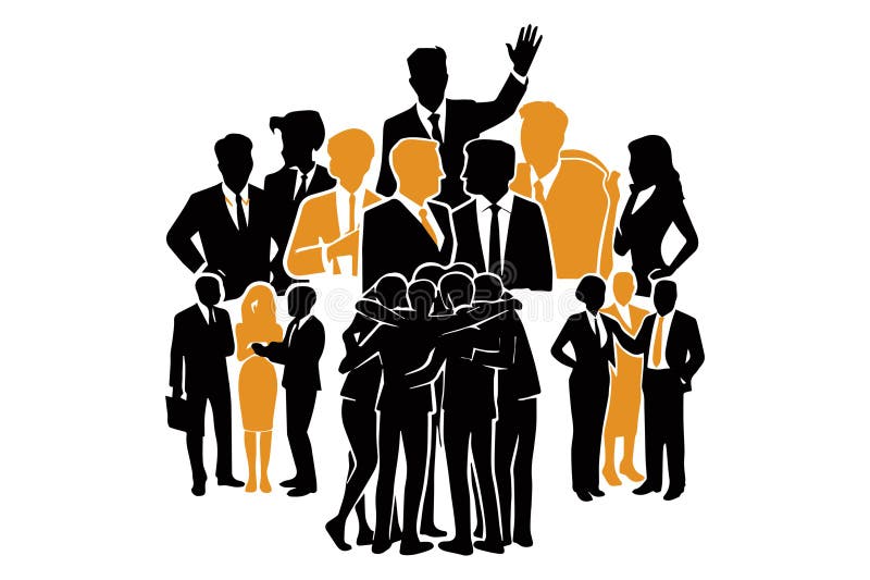 Round Shape People Icons from Business To Social Connections Stock ...