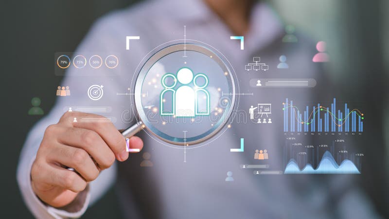 Target Audience Market Research Analysis Statistics Growth Stock Photos ...