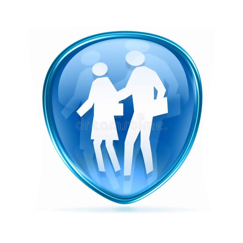People icon blue. stock illustration. Illustration of legs - 294667275