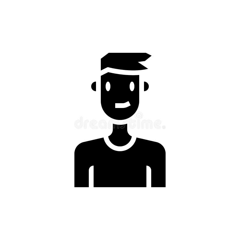 People Icon Boy Vector Illustration Stock Vector - Illustration of user ...