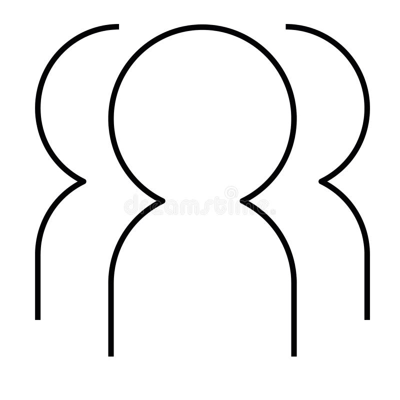 3 People Icon. Group of Persons. Simplified Human Pictogram Stock ... 3 People Icon. Group of Persons. Simplified Human Pictogram Stock ...