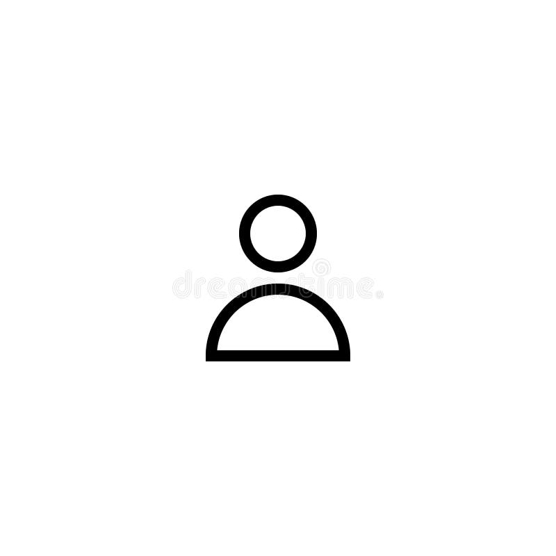 People Icon Line Person Vector Stock Vector - Illustration of partner ...