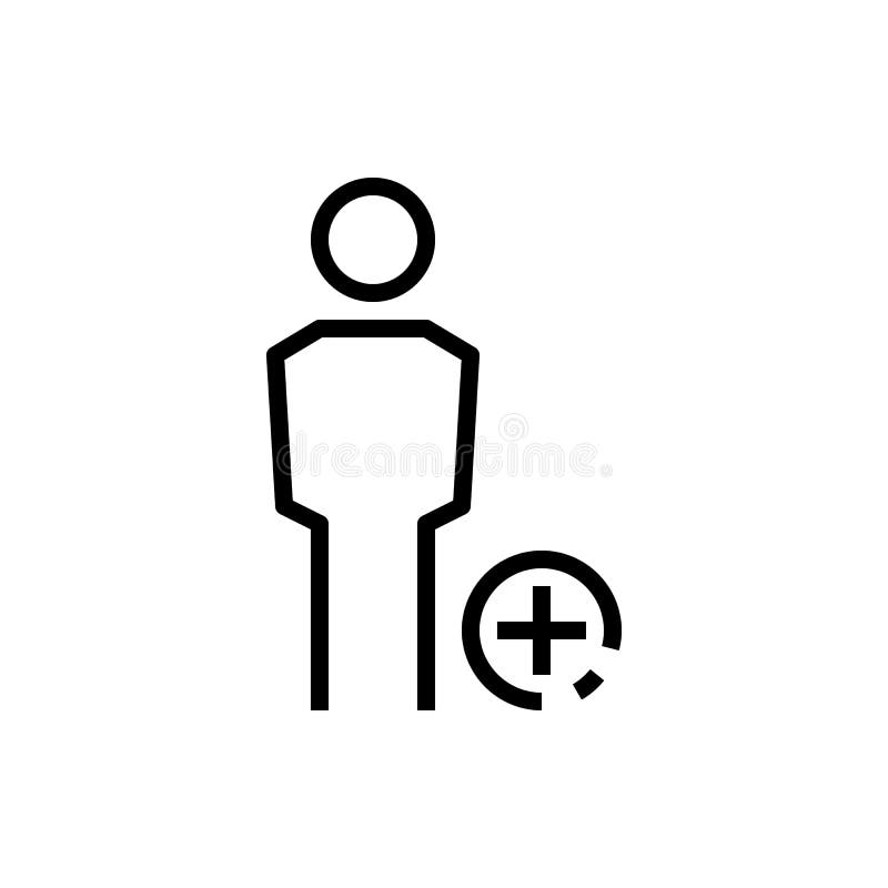People Icon Line Person Vector Stock Vector - Illustration of line ...