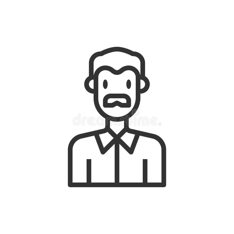 People Icon Man Vector Illustration Stock Vector - Illustration of user ...