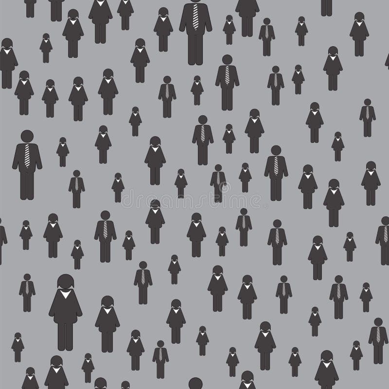 People Icon Seamless Pattern Stock Vector - Illustration of button ...