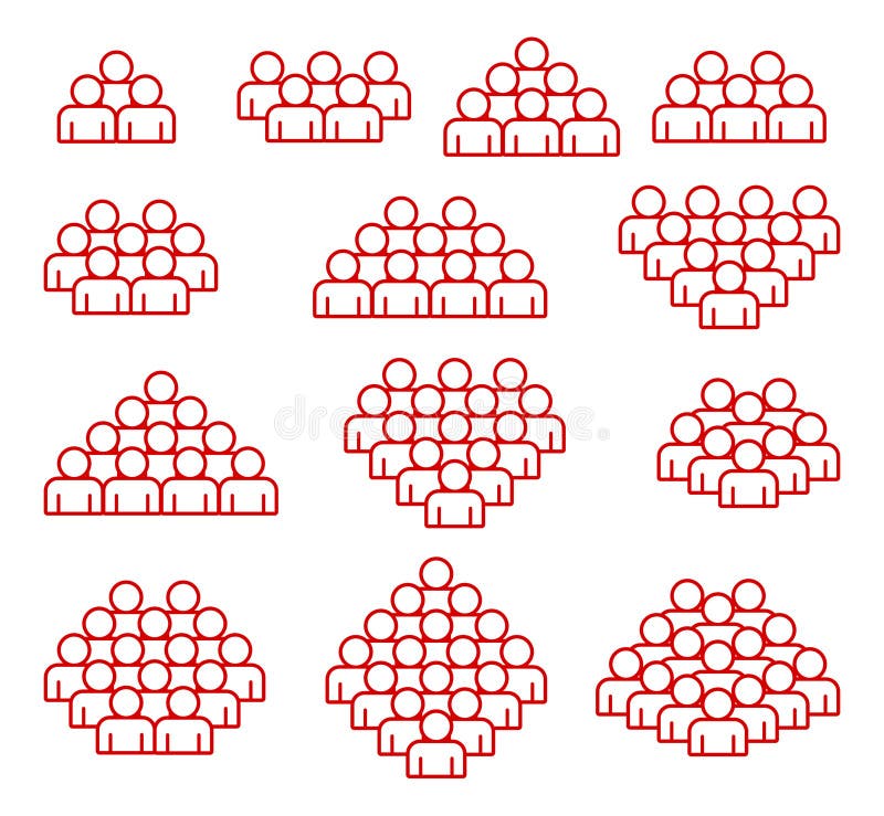 People icon set stock vector. Illustration of symbol - 303284919