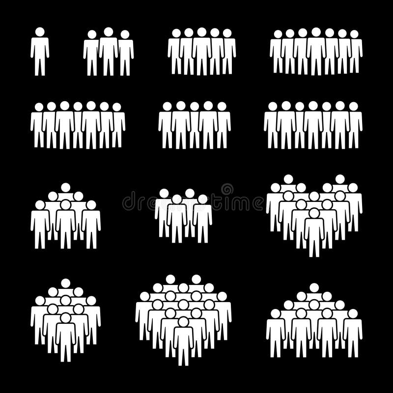 People icon set stock vector. Illustration of symbol - 316542270