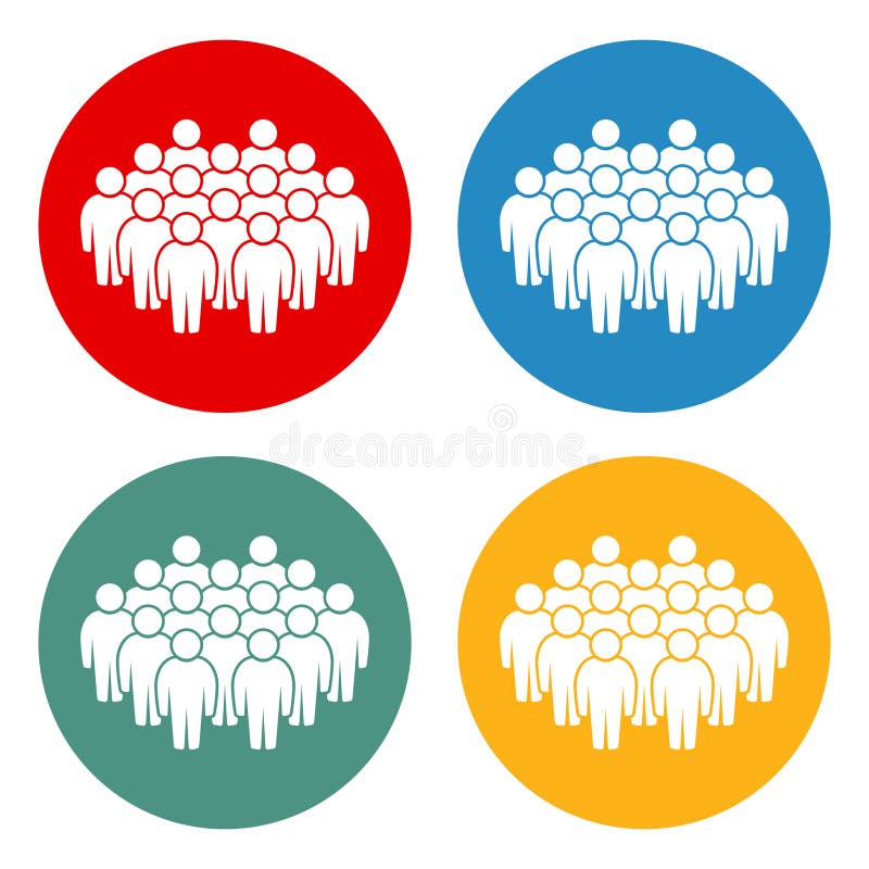 People icon set. stock illustration. Illustration of person - 374527025