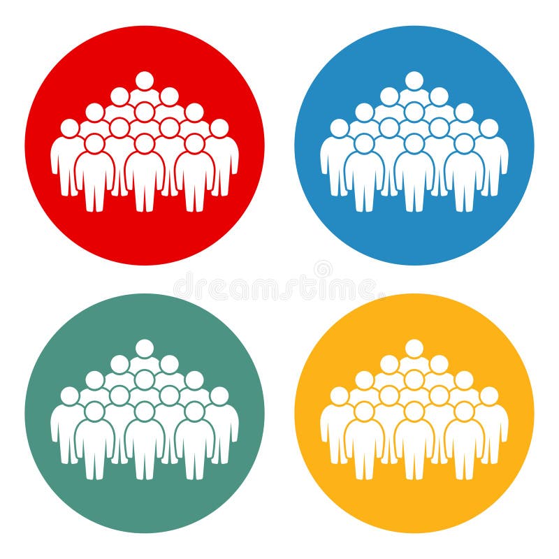 People icon set. stock illustration. Illustration of vector - 374527062