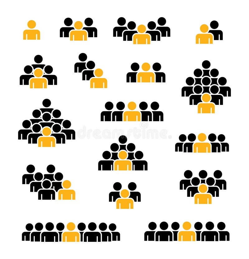 People icon set stock vector. Illustration of white - 303277134