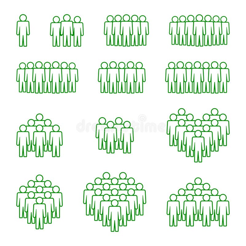 People icon set stock vector. Illustration of community - 316318574