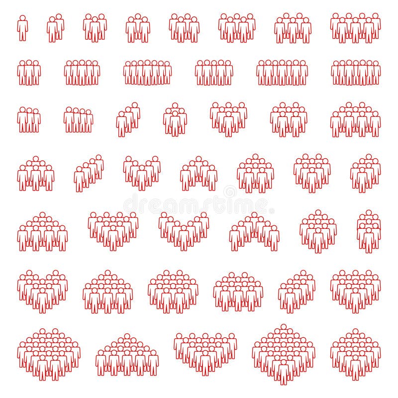 People icon set stock vector. Illustration of community - 316317570