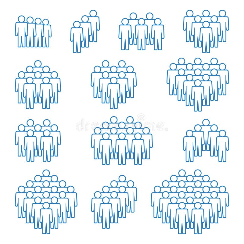 People icon set stock vector. Illustration of community - 316318095