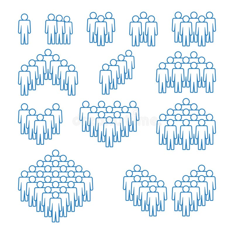 People icon set stock vector. Illustration of team, flock - 316318101