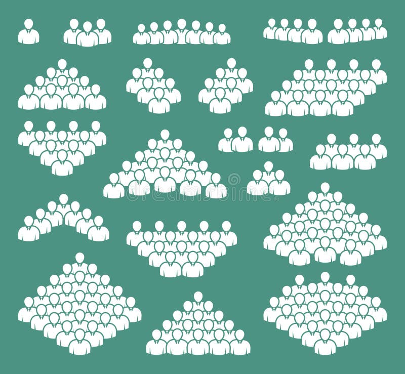 People icon set. stock vector. Illustration of community - 347484028