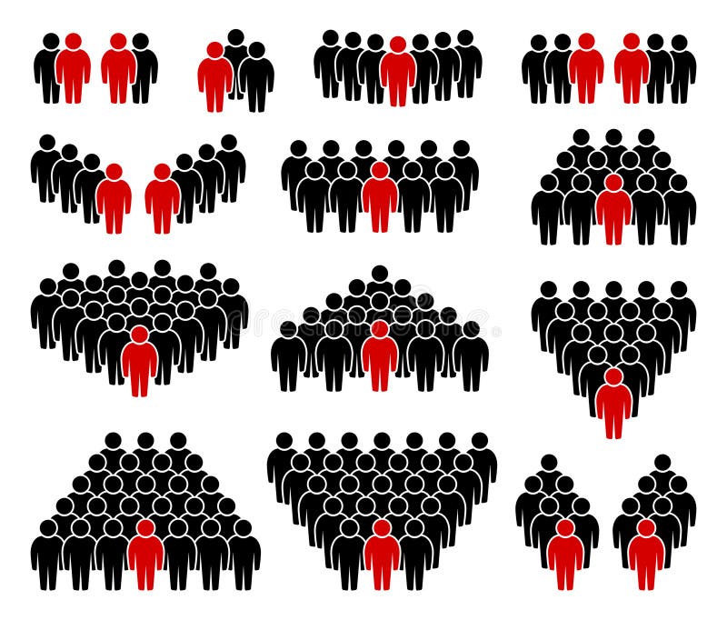 People icon set. stock illustration. Illustration of group - 374520599