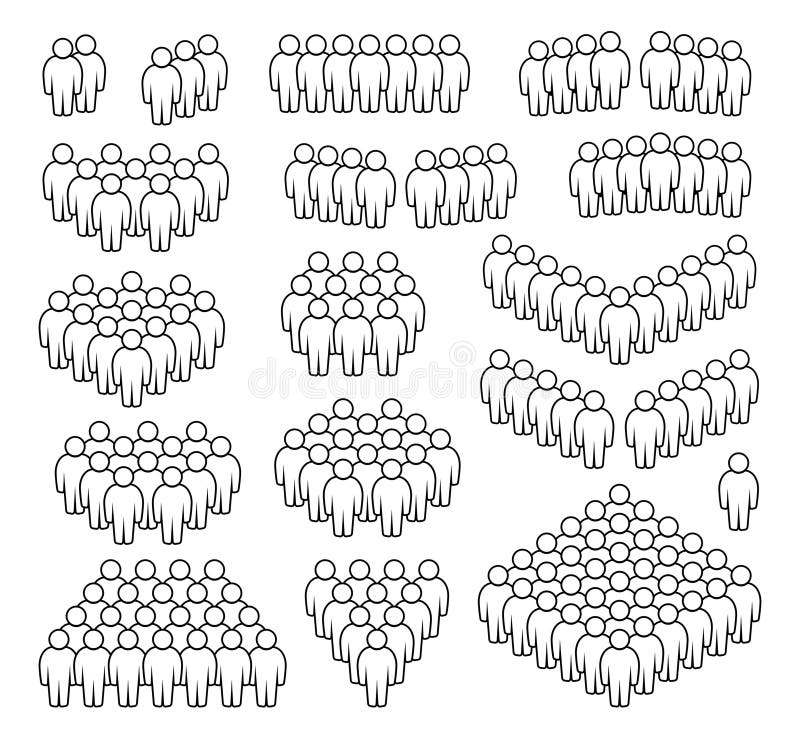 People icon set. stock photo. Illustration of graphics - 374522442