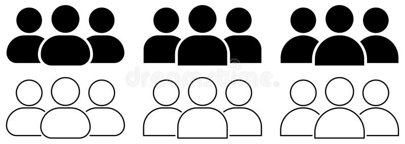 People icon set stock illustration. Illustration of corporate - 275009339