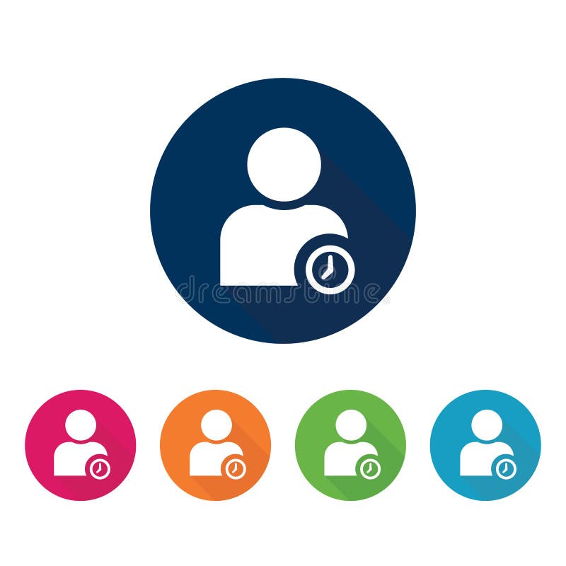 People Icon Set. Profile with Remove Icon. Stock Illustration ...