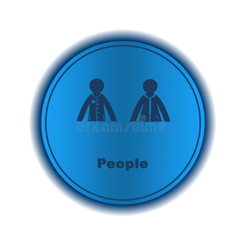 People Icon, Sign, Illustration Stock Photo - Image of backgrounds ...