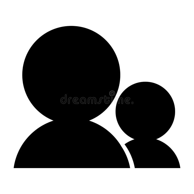 People Icon. Simple Flat Design Vector. Stock Vector - Illustration of ...