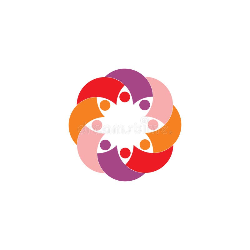 People Icon Team Logo Symbol Sign Stock Vector - Illustration of vector ...